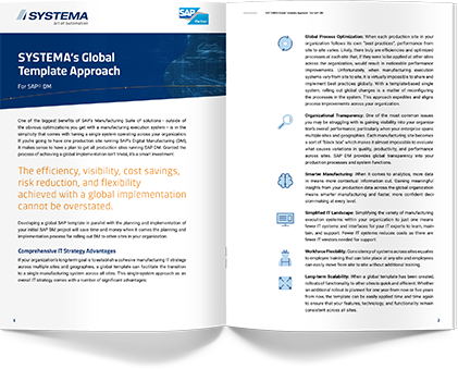 Global Template Approach for SAP DM | SYSTEMA