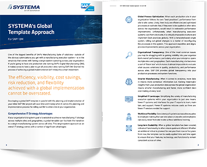 Global Template Approach for SAP DM | SYSTEMA