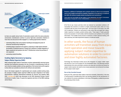 Best Practices: High-Automation Manufacturing | SYSTEMA